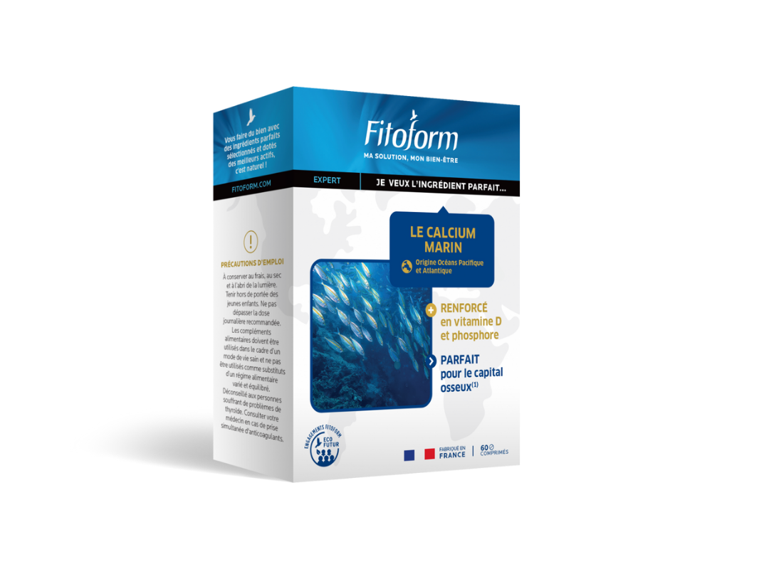Le Calcium Marin 60 comprimés - Fitoform - Les Mille et une plantes
